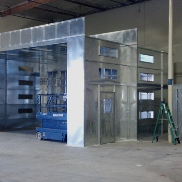 Open Front Paint Booth - Spray Booths NW