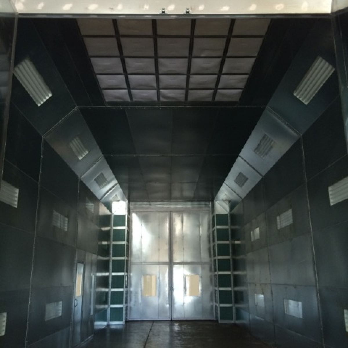 Semi Downdraft Paint Booths - Spray Booths NW
